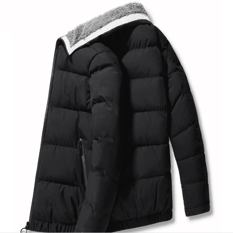 Warm Winter Fleeced Collar Padded Jacket – talia's classy boutique